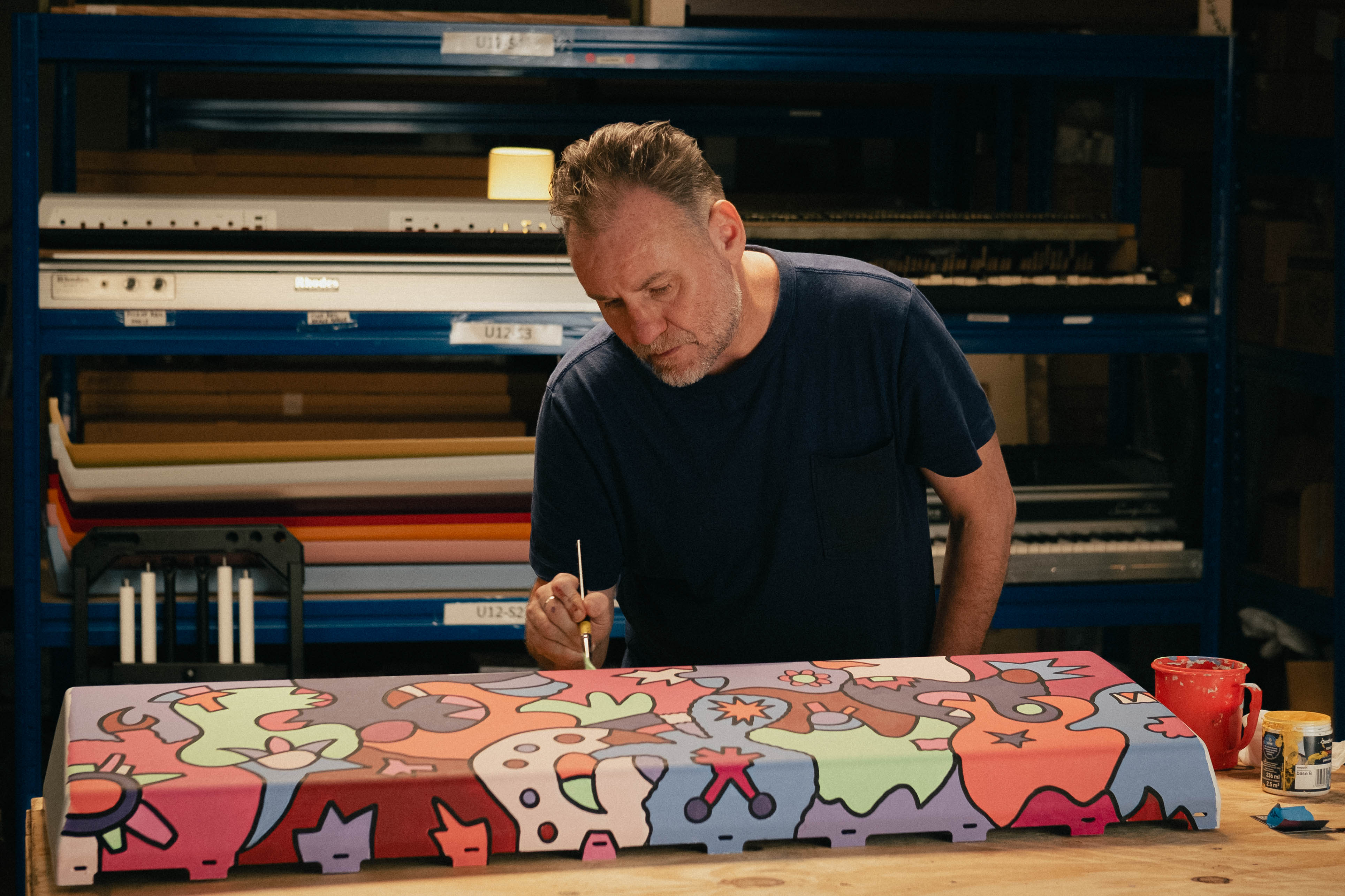 Rhodes and UK Artist, Nicolas Dixon, Collaborate on Limited Edition MK8 Piano Collection to ...